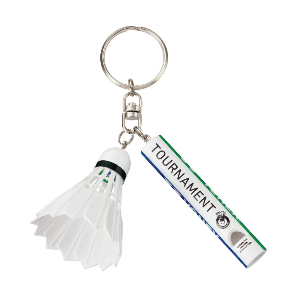 YONEX Key Chain Badminton Shuttlecock Type with Whistle(Acg1016a) White