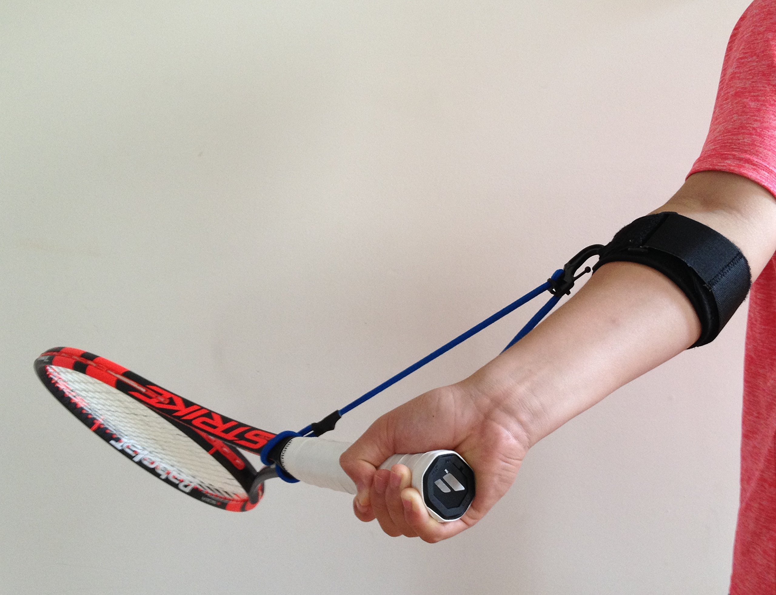 Tennis Swing Wrist Training Aid for Forehands, Backhands, Volleys and Serves - PermaWrist