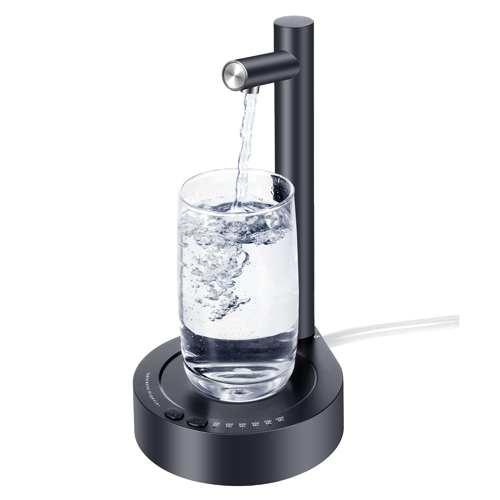 Webliew Desktop Water Dispenser with USB Charging - Portable Electric Pump for Home, Office, and Camping - Nightstand and Bedside Water Bottle Dispenser