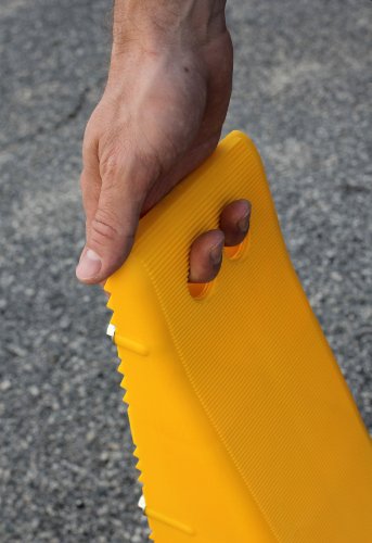Trailer Aid Camco Tandem Tire Changing Ramp with 4.5-Inch Lift, Yellow (21000)