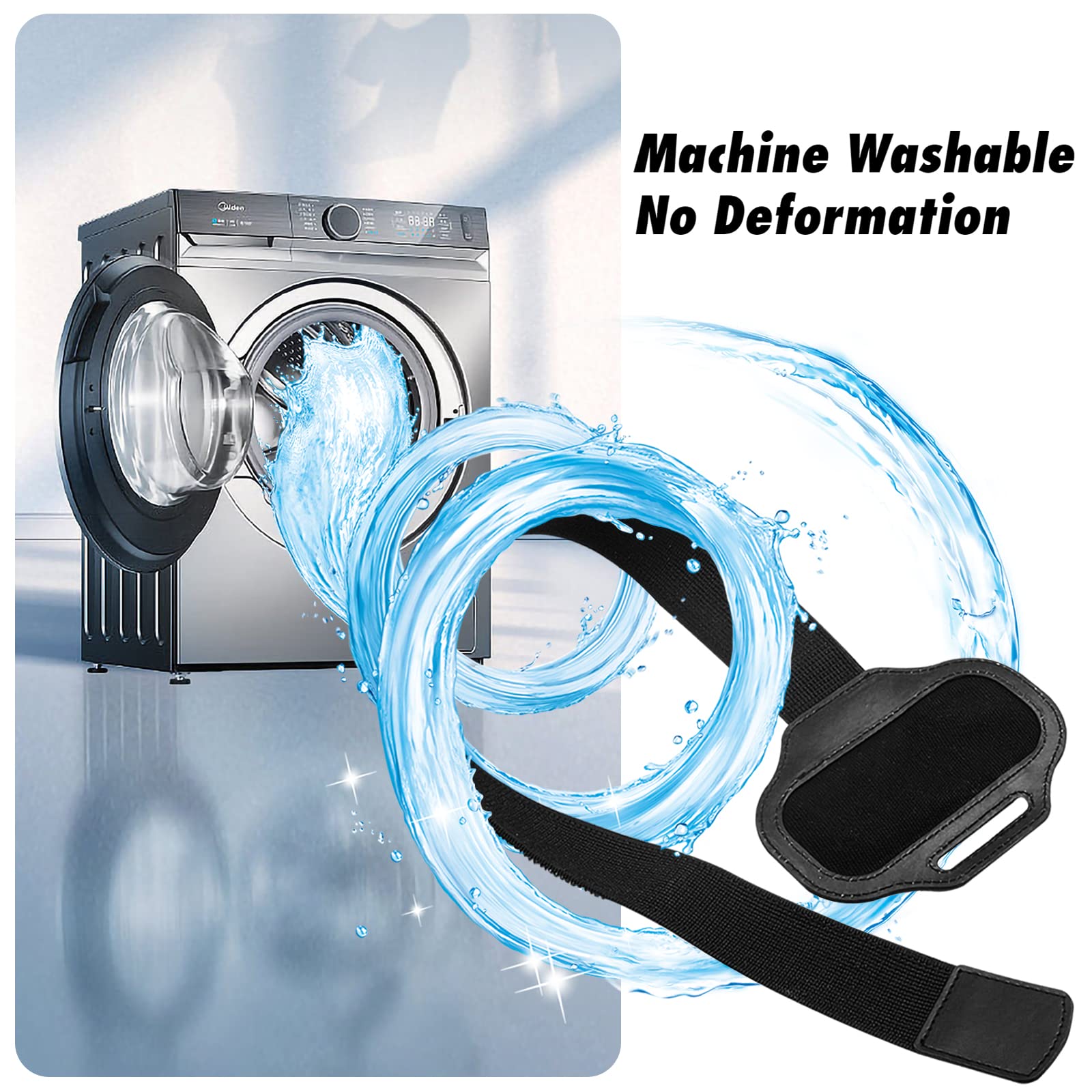 ZWZY Leg Strap Compatible with Switch Sports and Ring Fit Adventure, Adjustbale Elastic Straps for Switch & OLED Model