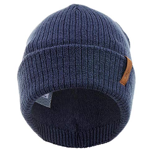 WEDZE Children's Fisherman SKI HAT - Navy