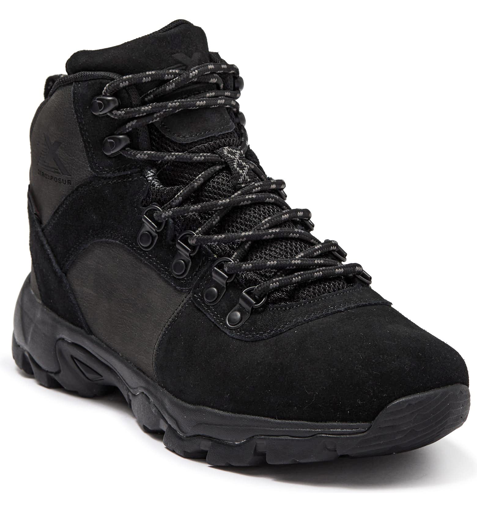 ZeroXposur Men's Portland Waterproof Hiking Boots (Black, 10.5)