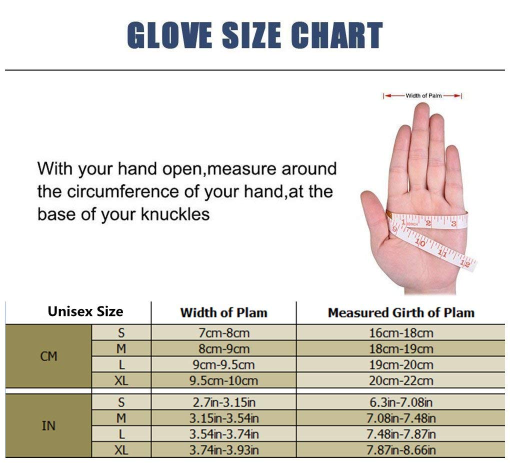 YYGIFT Touch Screen Gloves Outdoor Sports Winter Gloves Wind-Stopper for Men Women (Updated Version-Black, M)