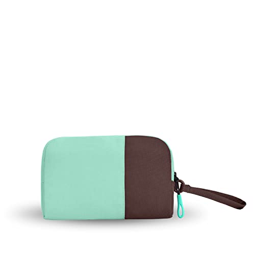 Sherpani Jolie, Travel Toiletry Bag, Cosmetic Bag, Lightweight Portable Pouch, Everyday Convenient Bag (Seagreen, Medium)