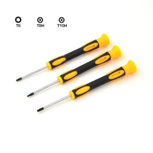 T8H T6 T10H Screwdriver Set for Xbox One Xbox 360 Controller and PS3 PS4, Safe Prying Tool and Cleaning Brush