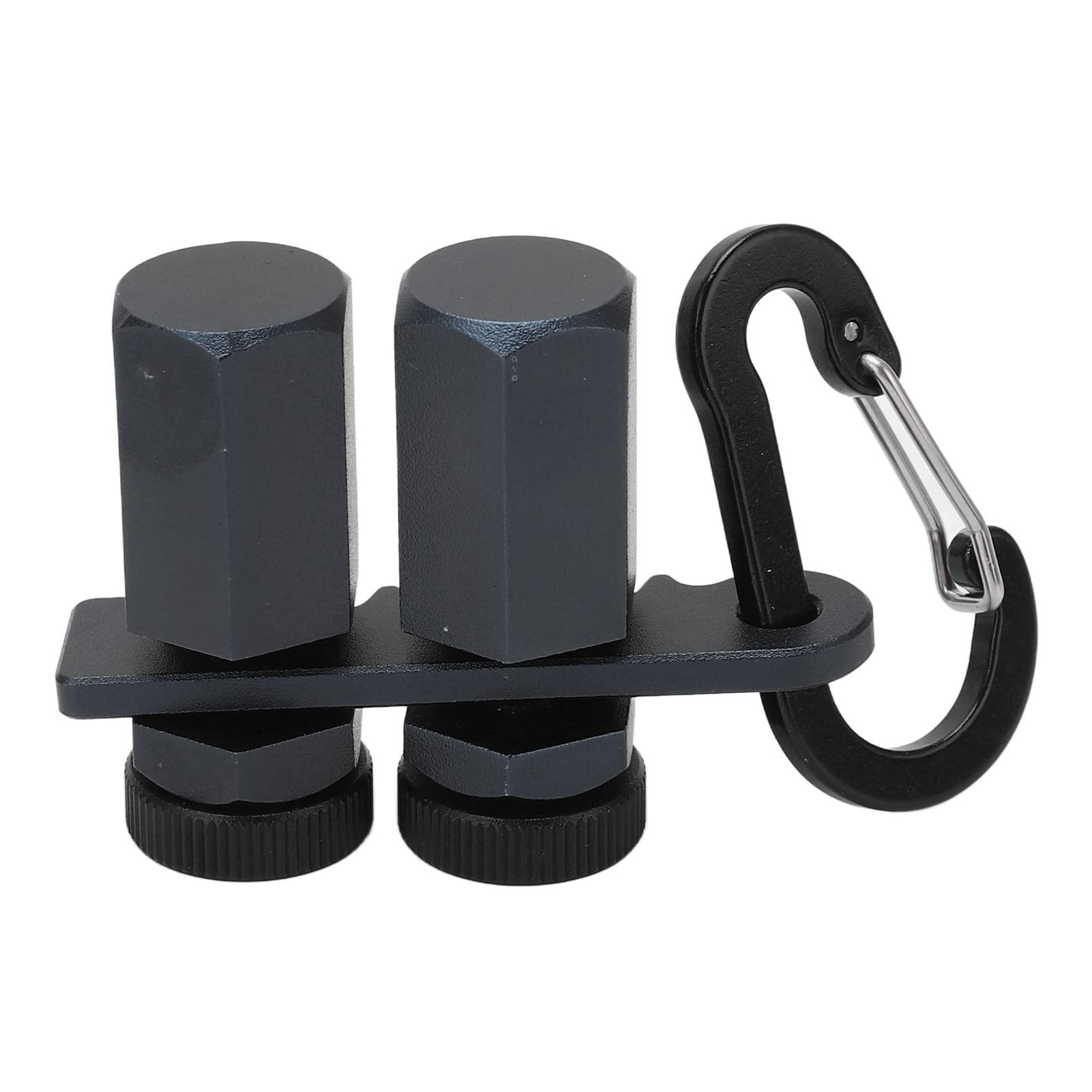 Tall Stair Gauge, Stair Guage Knobs Tool with Hex Flat Design, Thumb Screw, Stair Rafter Gauge Clamp, Metal Stringer Layout Tool for Woodworking Square Stair Auxiliary Clip(Black)