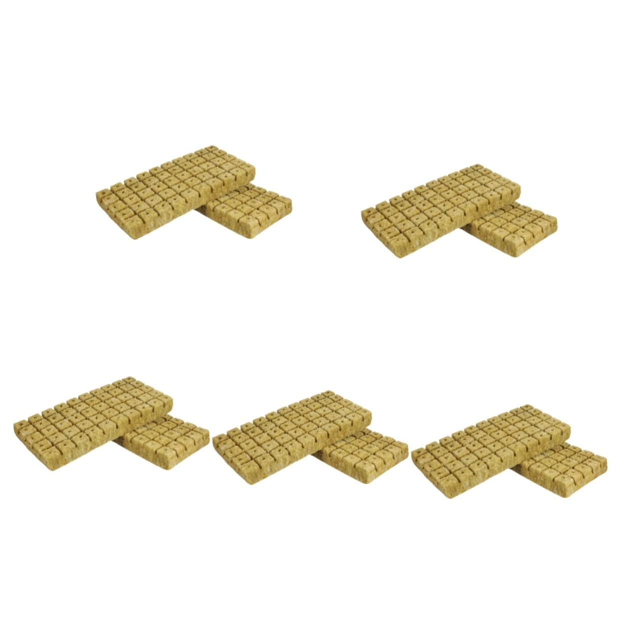 Yardwe 500 Pcs Gardenrock Woolasbestos Starter Plugs Starter Cubes Plant Propagation Plug Grow Flower Plugs Lawn Care Plant Fertilizer Plugs Plant Soil Blocks Compression