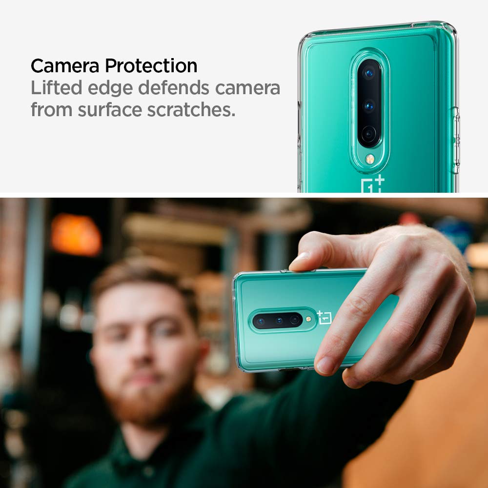 Spigen Ultra Hybrid Designed for OnePlus 8 Case (2020) [NOT Compatible with Verizon UW Version] - Crystal Clear