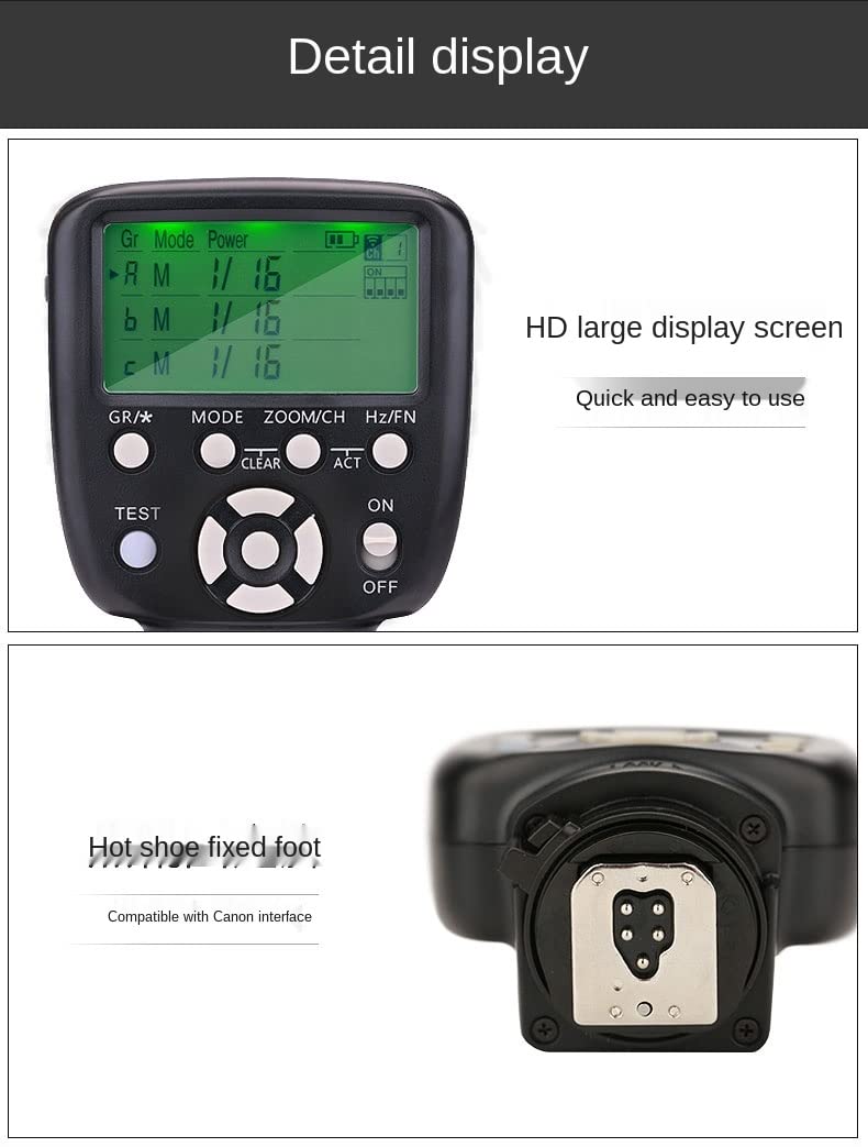 YONGNUO Upgraded YN560-TX II LCD Flash Trigger Remote Controller, for Canon and YN560IV/III YN660 with Wake-up Function for Canon Cameras