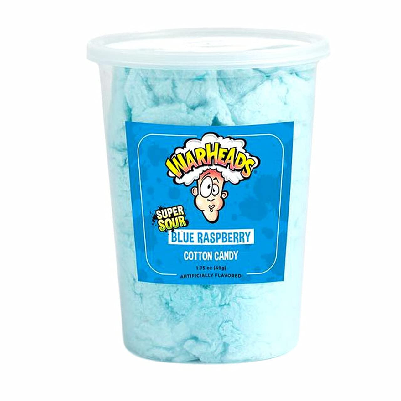 Warheads Super Sour Blue Raspberry Cotton Candy