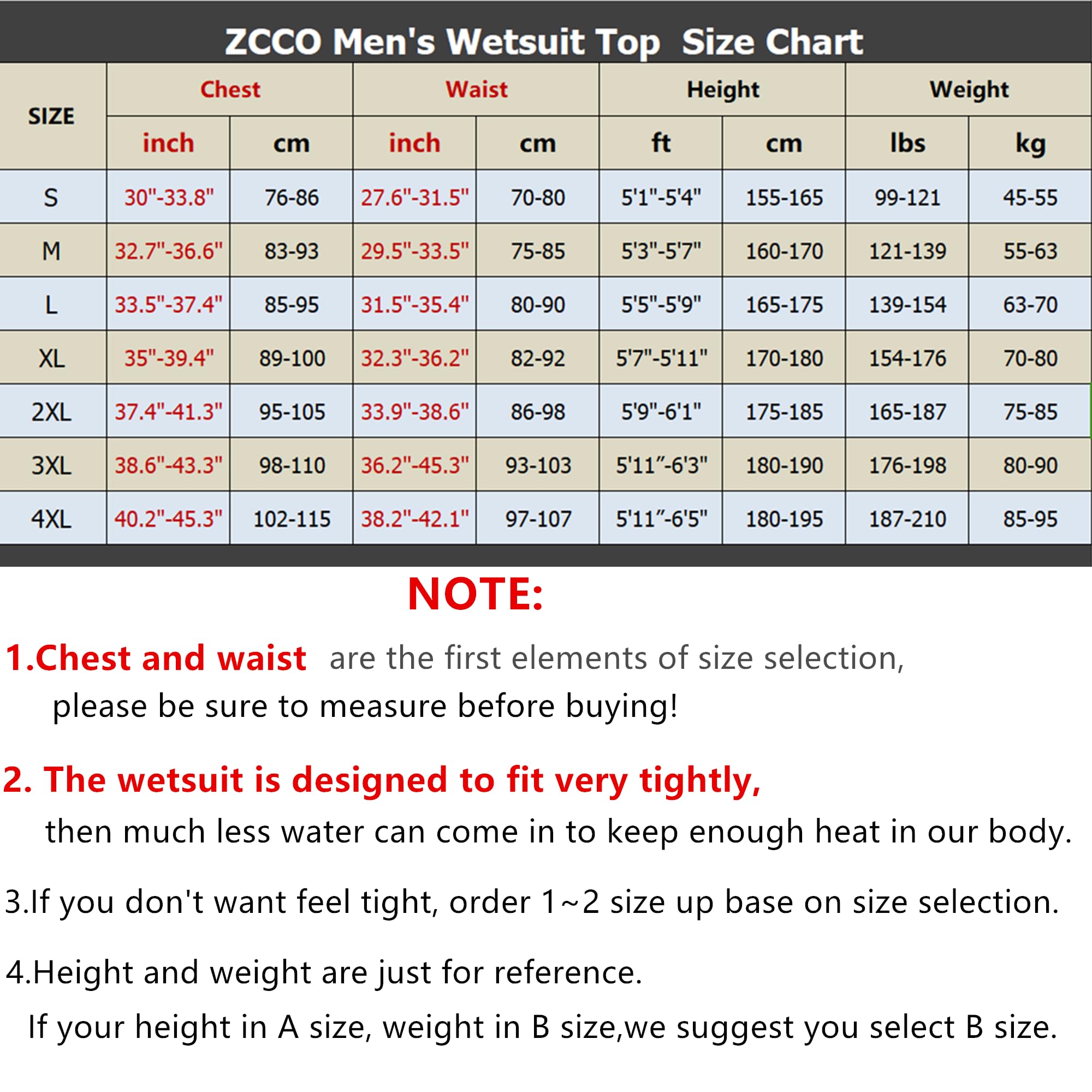 Wetsuit Top Men's 1.5mm Neoprene Wetsuits Jacket,Front Zipper Long Sleeves Diving Suit for Swimming,Diving,Snorkeling,Scuba,Surfing(Black, XL)