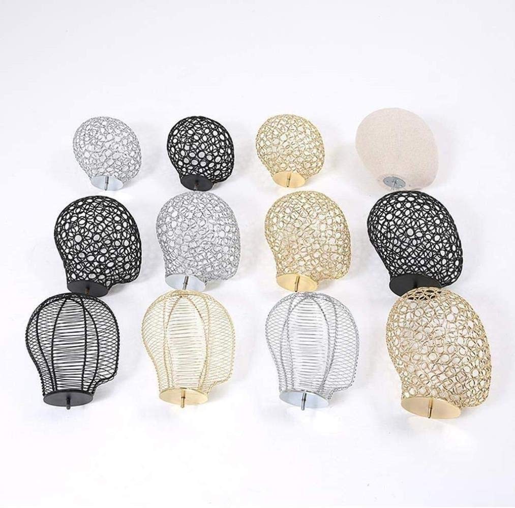 TOPRP Mannequin Display Stand Mannequin Tailors Dressmakers Dummy Head Clothing Store Model Steel Wire Linen Cover for Displaying