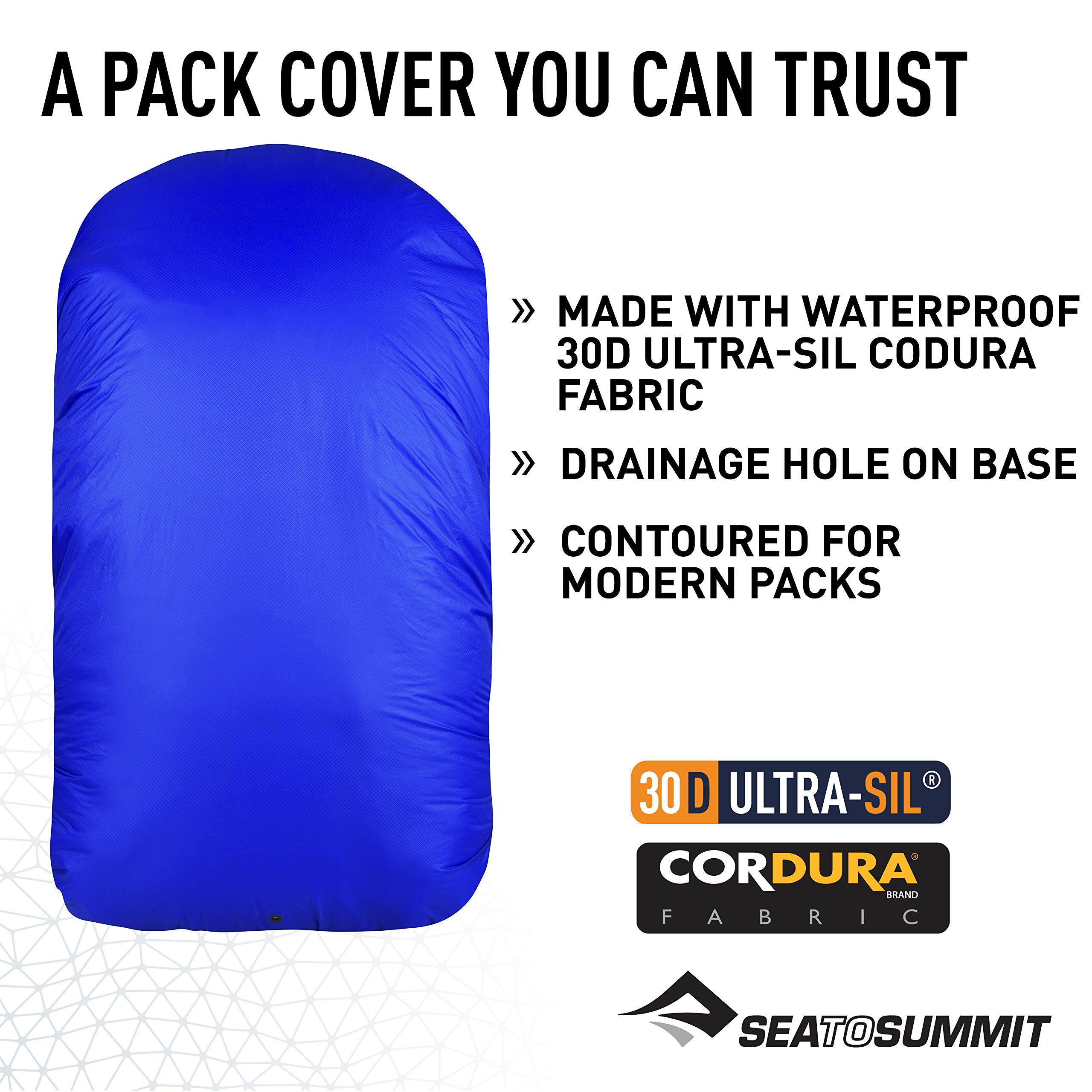 Sea to Summit Ultra-SIL Pack Cover, Pacific Blue, Medium
