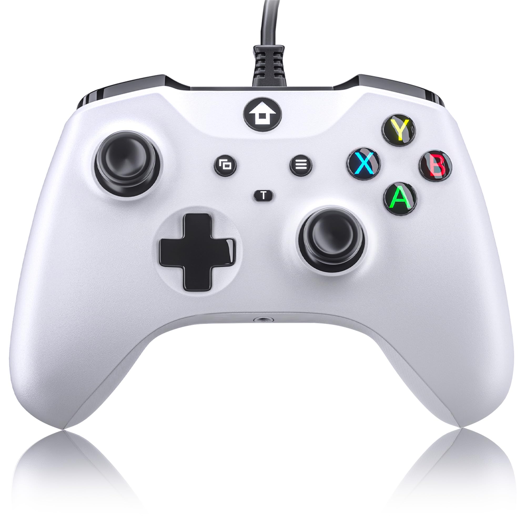 YUYIU 【Upgraded Wired Controller for Xbox Series X|S, Xbox One, Windows 10 and above, PC Controller with 3.5 mm Audio Jack