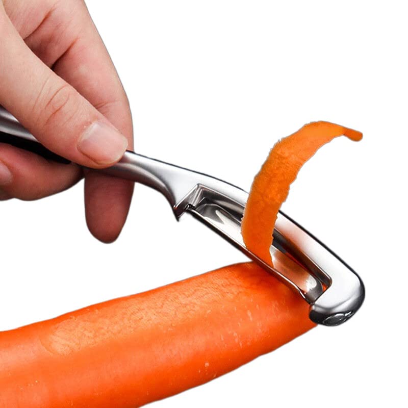 Zinc Alloy Potato Peeler Cucumber Carrot Peeling Knife Vegetable Fruit Sweet Potato Multifunctional Peeling Tool锌合金土豆削皮器黄瓜胡萝卜削皮刀蔬菜水果红薯多功能削皮工具