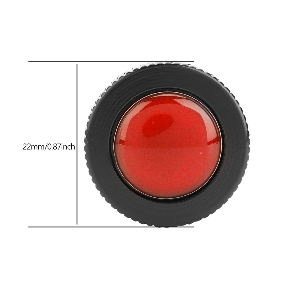 XinwoerMini Aluminium Alloy Round Quick Release Plate for Compact Action Tripod,Easy to Use(Red)