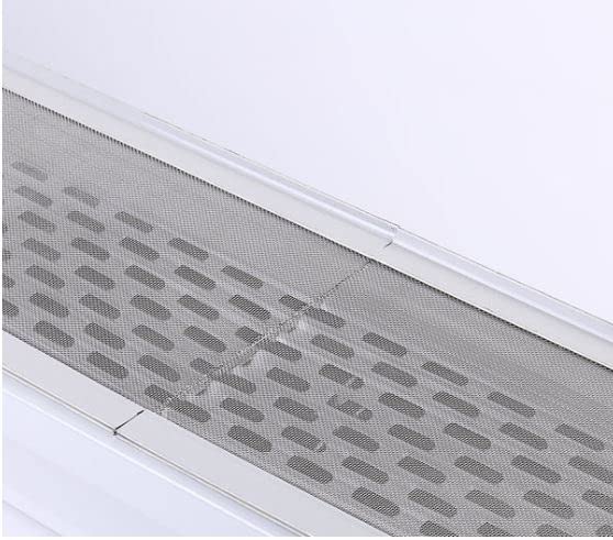 Waterlock DIY 6”Leaf Protection|Sample|Stainless Steel mesh|White Aluminum Gutter Covers|Contractor Grade|Gutter Guard from Manufacturer|Made in The USA