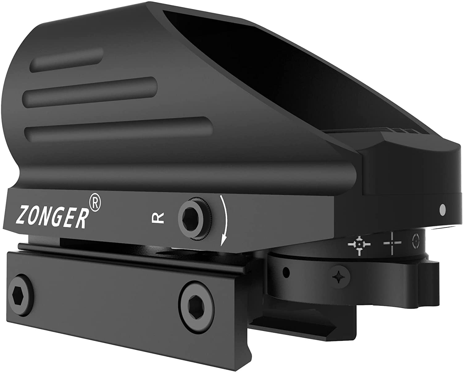 ZONGER Red Dot Sight, Red Green Reflex Sight Rifle Scope Dot Sight, Optic Sight Green dot Sight Sight Fit Picatinny and Weaver Rail