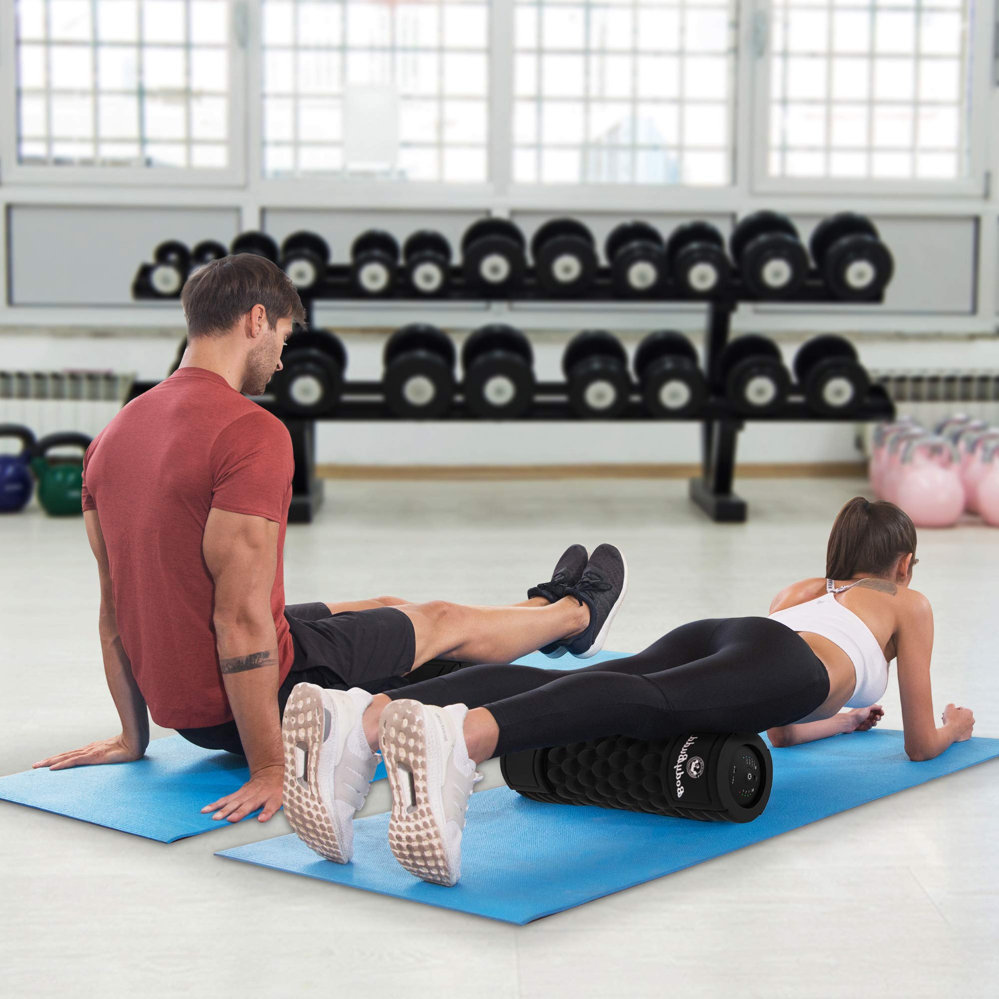 Vibrating Foam Roller 5 Speed High Intensity Roller for Sore Muscles - Deep Tissue Trigger Point - Sports Massage Therapy - Roller for Muscles Recovery and Flexibility