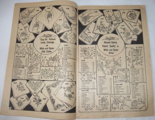 Vogart for Value Embroidery Color Charts Spring 1954