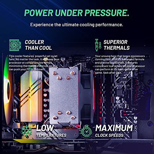 Skytech Gaming Nebula Gaming PC Desktop β AMD Ryzen 5 5600X 3.7 GHz, NVIDIA RTX 4070, 1TB NVME SSD, 16GB DDR4 RAM 3200, 600W Gold PSU, 11AC Wi-Fi, Windows 11 Home 64-bit,Black