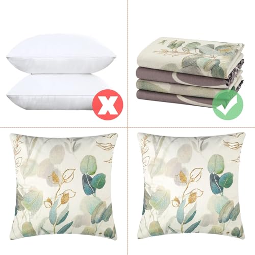 Waxonle AI-Crafted Guitar Moon Throw Pillow Covers 55x55cm Set of 4 for Living Room Bed and Couch Soft Decorative Cushion Cases for Modern Room and Holiday Celebrations - Bedding Home Decor Clearance