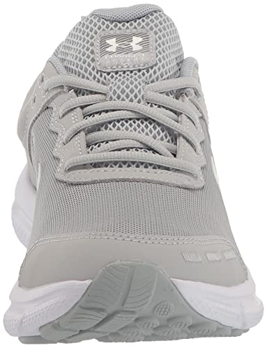 Under Armour Men's Charged Assert 10, (102) Mod Gray/Mod Gray/White, 15, US