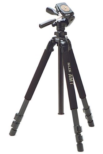 SLIK PRO 700DX Professional Tripod with Panhead (Black)