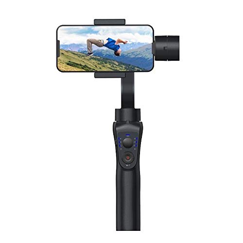 Upgraded Version of 3-axis Handheld Gimbal stabilizer with Focus and Zoom Function, Suitable for Smartphone Action Cameras (Color : Option 10)