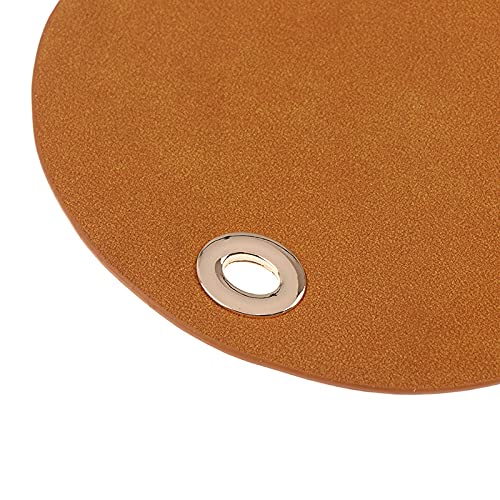 ZYKHD 4Pcs/Set Artificial Leather Shoulder Bag Bottom Strap Replacement for DIY Knitting Crochet Handbag Sewing Accessories (Color : Brown)