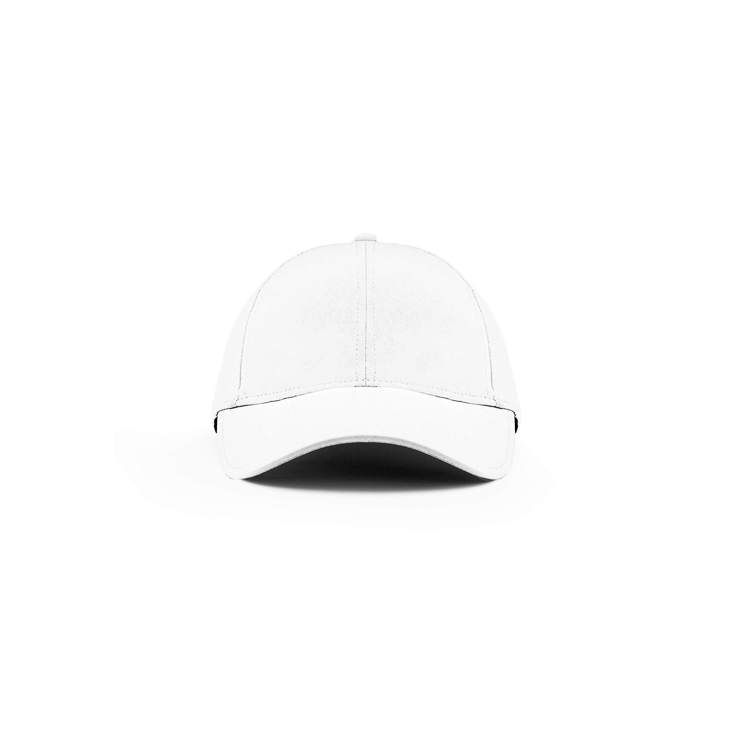 TOP KNOT Casual Baseball Caps | Athletic Baseball Cap, Lightweight | White, M/L
