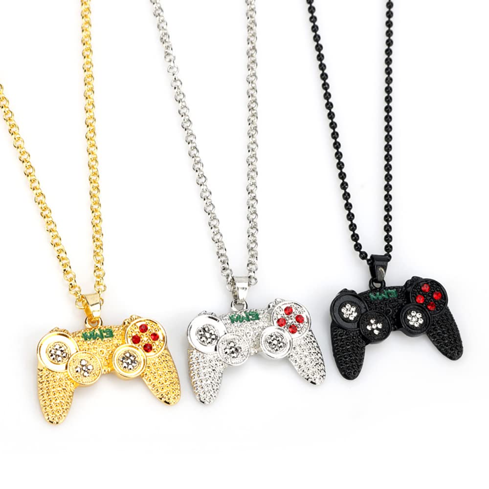 ZZ ZINFANDEL Game Controller Necklaces, Matching Necklace for Couples, Best Friend Necklace, Friendship Necklace (Colourful)