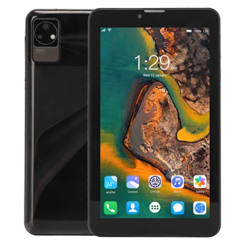 UPQRSG 7 Inch Tablet, 32GB Tablet Black 4GB RAM 32GB ROM 128GB Expand, Octa Core Tablets IPS HD Touch Screen with 6000Mah 8MP Camera for Kids Adults 100‑240V[US]