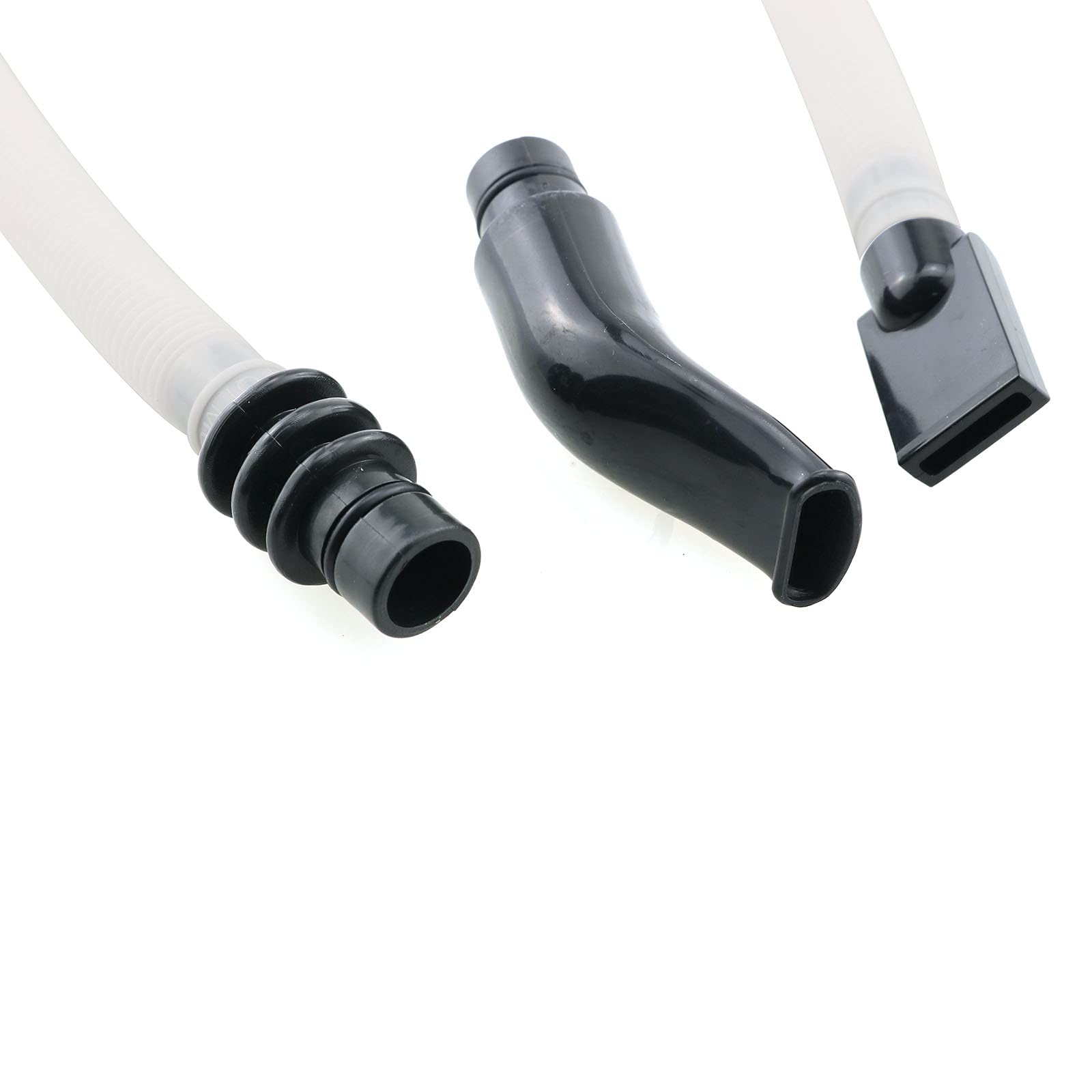 E-outstanding Melodica Tube 20.9 Inch Flexible Pianica Pipe Replacement Parts with Mouthpiece