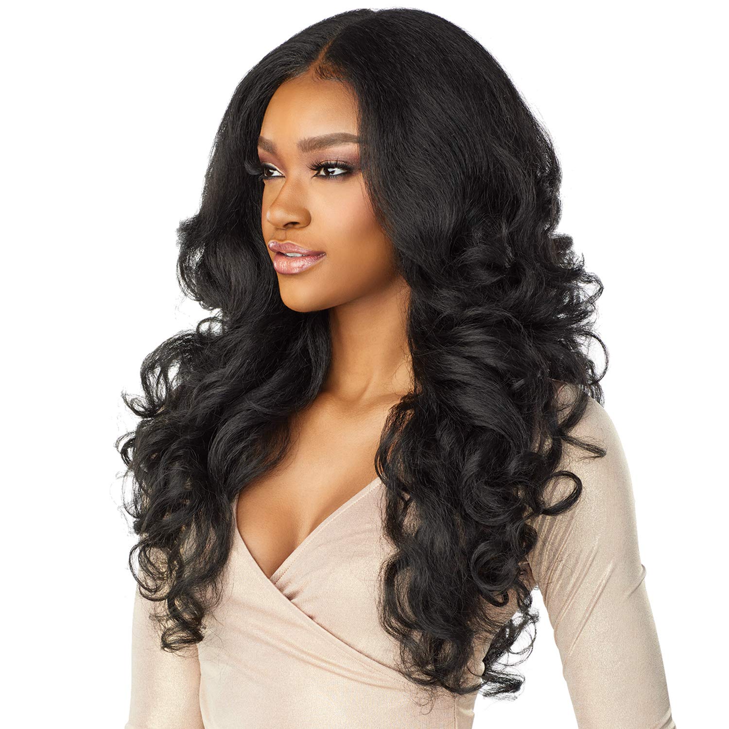 Sensationnel HD Lace Front Wig Cloud 9 What Lace Swiss Lace 13X6 Latisha (1B)