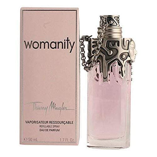 Womanity by Thierry Mugler for Women, Eau de Parfum Refillable Spray, 2.7 Ounce