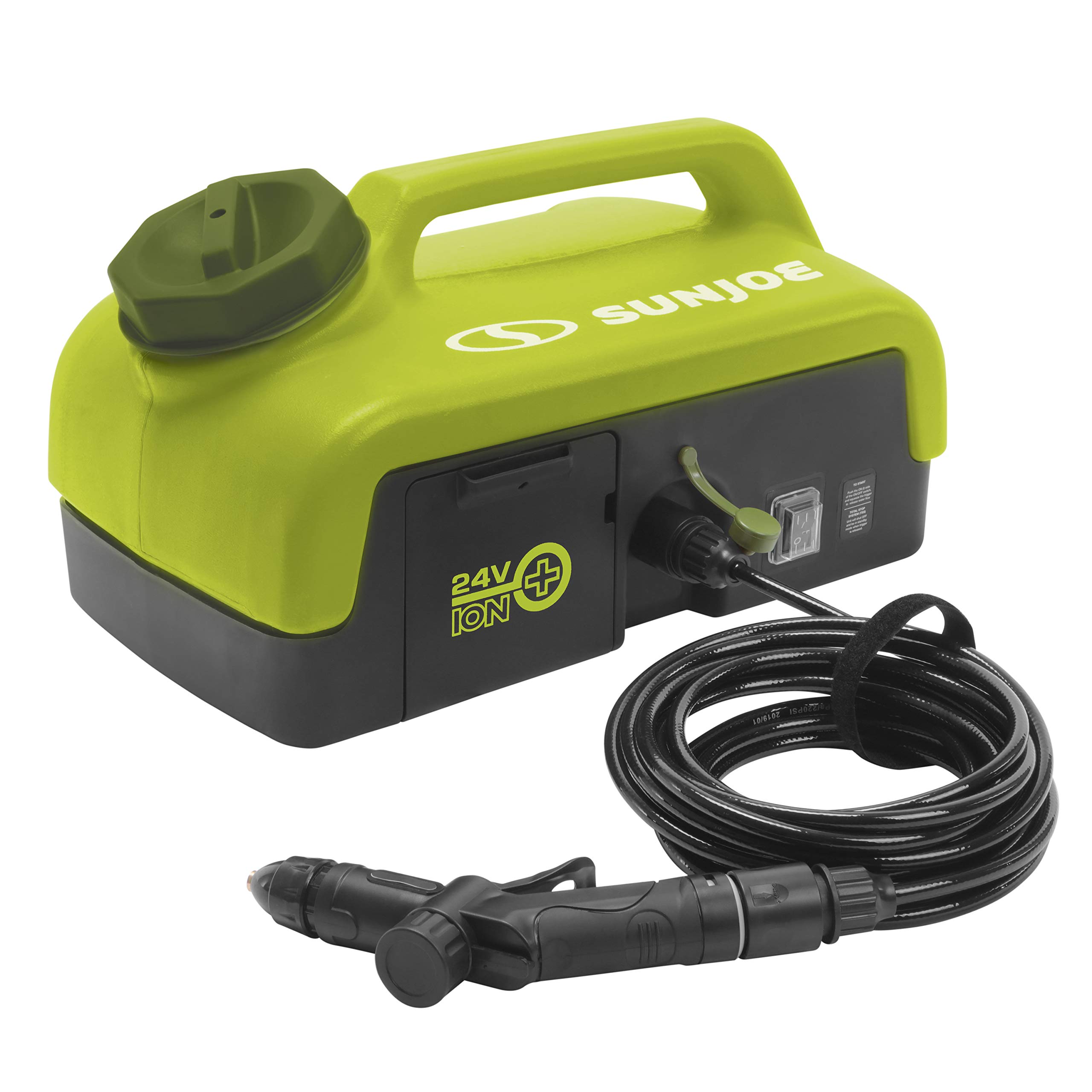 Sun Joe 24V-PSW25-CT 24V IONMAX Cordless Go-Anywhere Portable Sink/Shower Spray Washer, 2.5 Gal, Tool Only