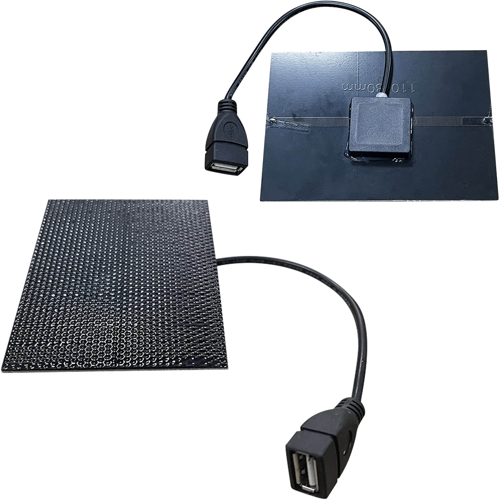 TREGOO Mini Solar Panel, Mini Solar Cells, Solar DIY System Kits Solar Panel Charger Monocrystalline for Bicycle Cameras Camping Solar Panel Waterproof Solar Panel
