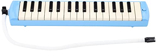 Yamaha Pianica Keyboard Harmonica, 32 Keys, Blue, P-32E, For Children's Convenience, Comes with Plastic Hard Case with Matching Color 1) Blue