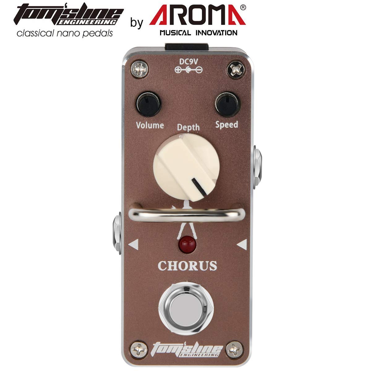 Tom'sline Engineering Analogue Chorus Pedal - Rich Sound Vast Range of Depth and Speed by Michael Angelo Batio Signature Guitar Effect Pedal Mini Pedal ACH3S