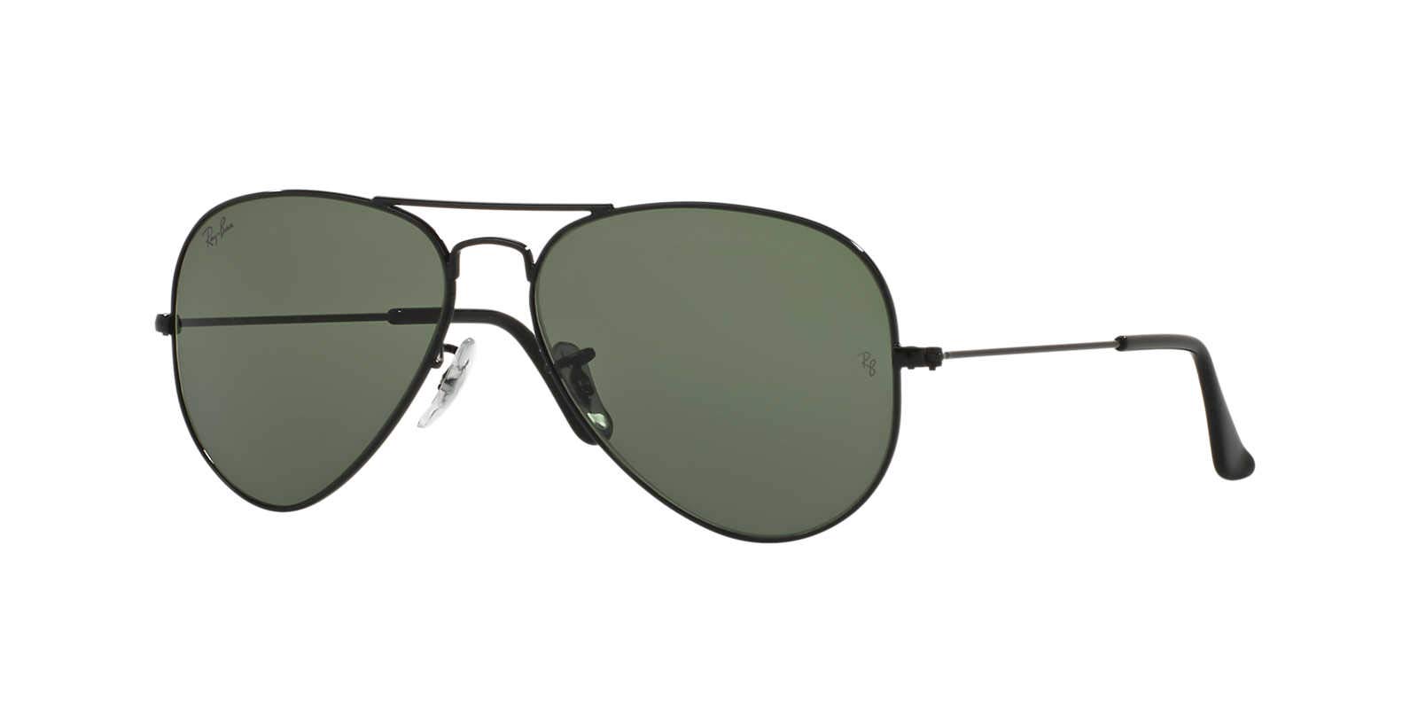 Ray-Ban Men's Aviator Eyeglass Frames, Black (Black), 58 mm