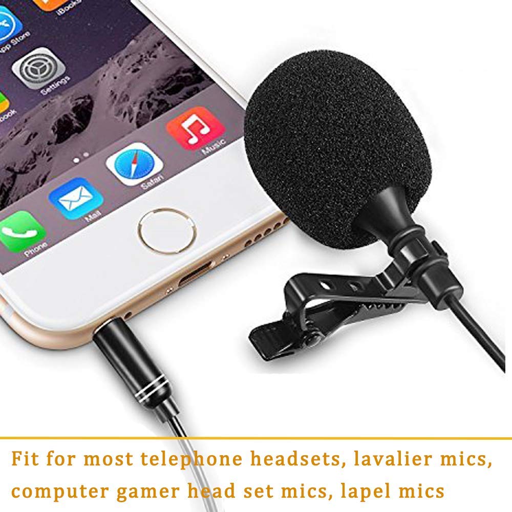 Z ZAFFIRO Pack of 25, Lavalier Microphone Windshield, Professional Mini Microphone Soft Foam Cover, Headworn Microphone Windproof Sponge