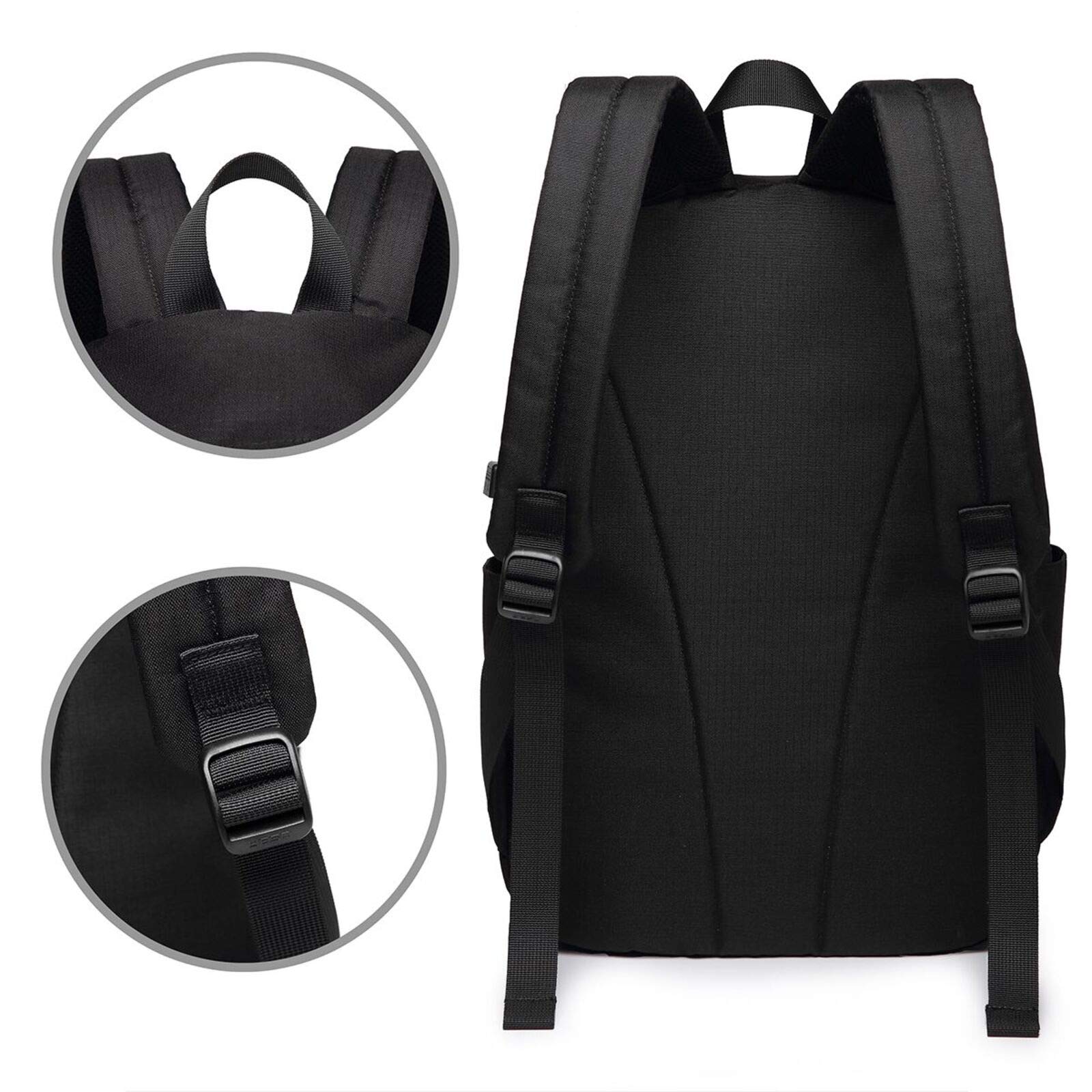 Tjervhie Motionless Rock In Band White Backpack,unisex casual book bags,external usb interface,earphone cable interface,label.traveling backpack suitable for business