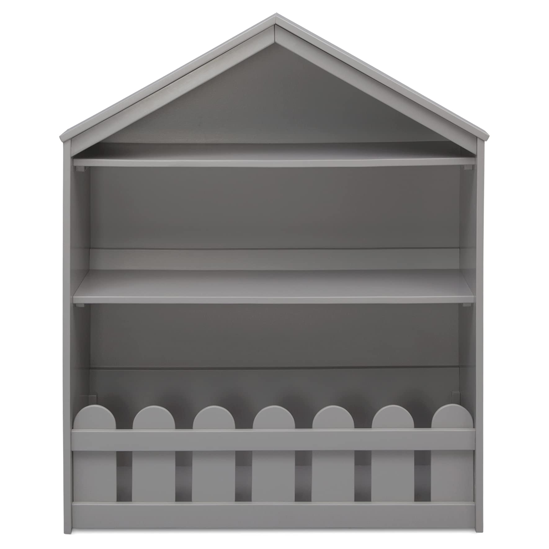 Serta Happy Home Storage Bookcase - Ideal for Books, Decor, Homeschooling & More, Grey