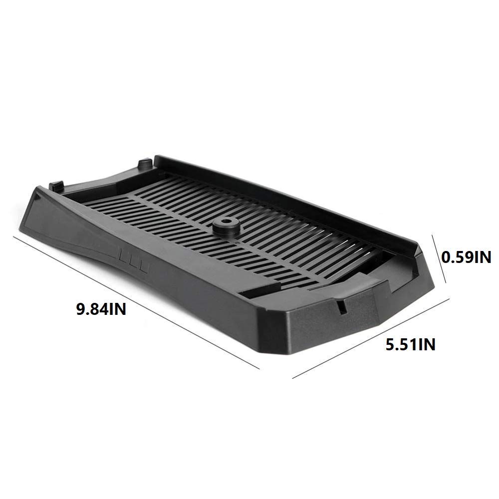 Vertical Stand Holder for PS5 Ultra HD Console with Built-in Cooling Vents and Non-Slip Feet for Sony Playstation 5 Ultra HD Console (CD-ROM Version)