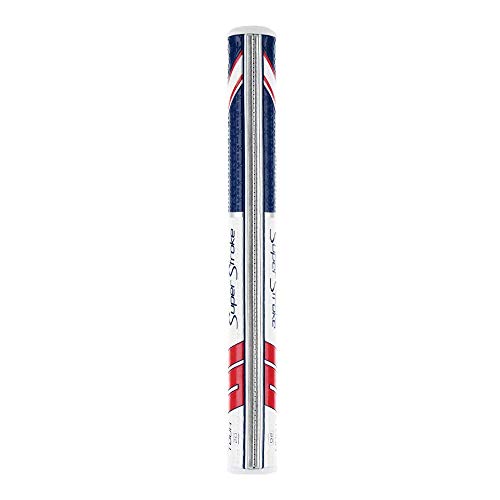 SuperStroke Traxion Tour Golf Putter Grip, Red/White/Blue (Tour 2.0) | Advanced Surface Texture That Improves Feedback and Tack | Minimize Grip Pressure with a Unique Parallel Design (070130)