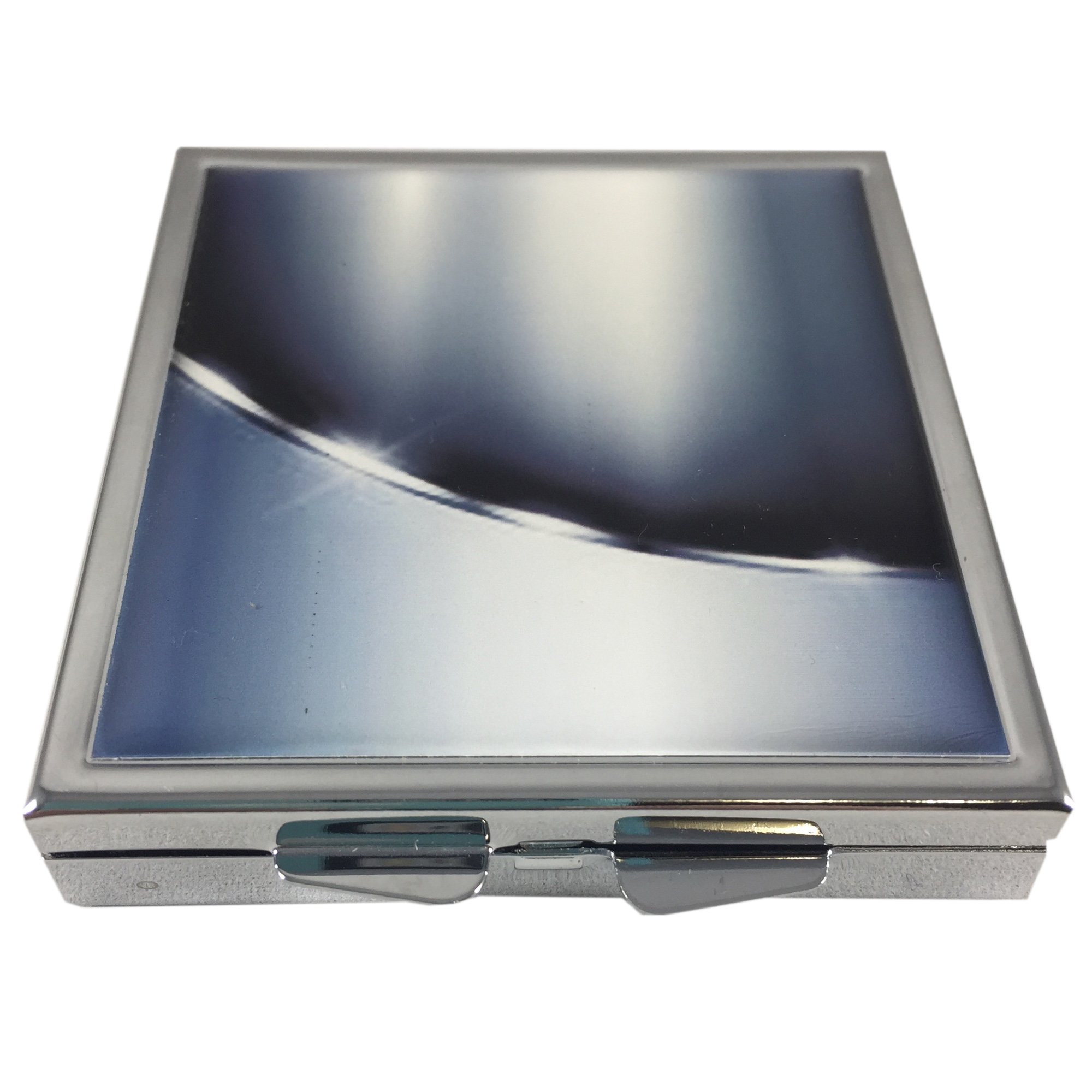 Silver Sleek Condom Carrying Case for Pocket, Purse or Travel-Discreetly Holds and Protects Two Condoms