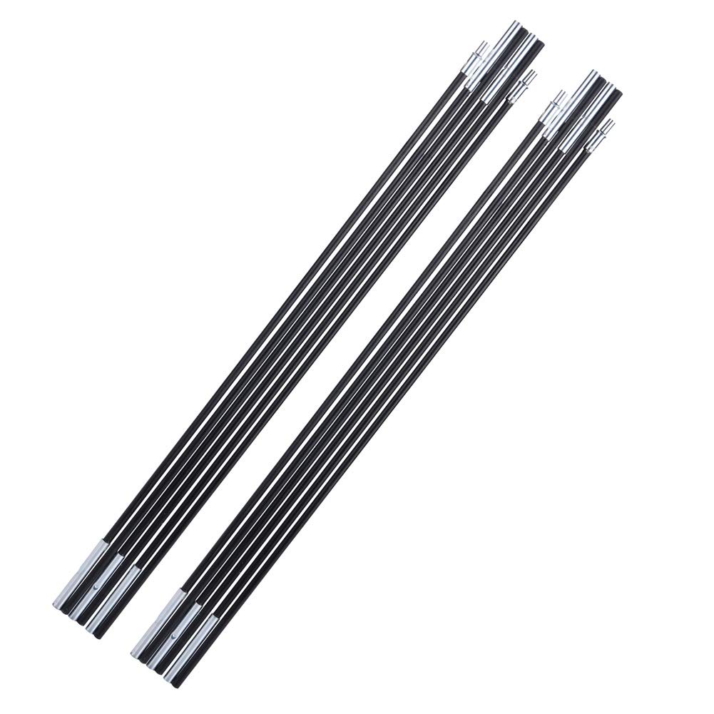 Zerone Replacement Tent Poles, Aluminum Rod Tent Pole Replacement Accessories, Multifunction Tent Poles Rod