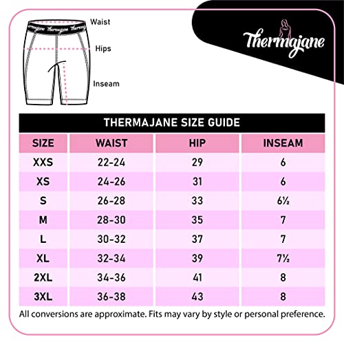 Thermajane Compression Shorts for Women Athletic Spandex Volleyball Shorts Women (Large, Steel Grey)